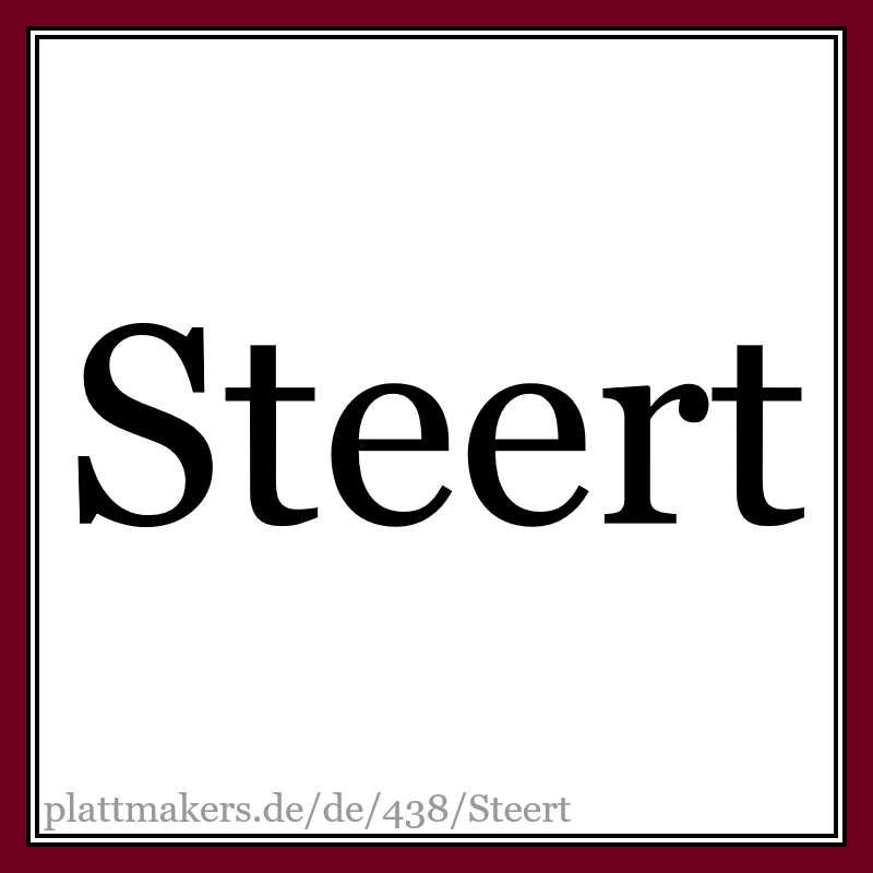Steert auf Plattdeutsch